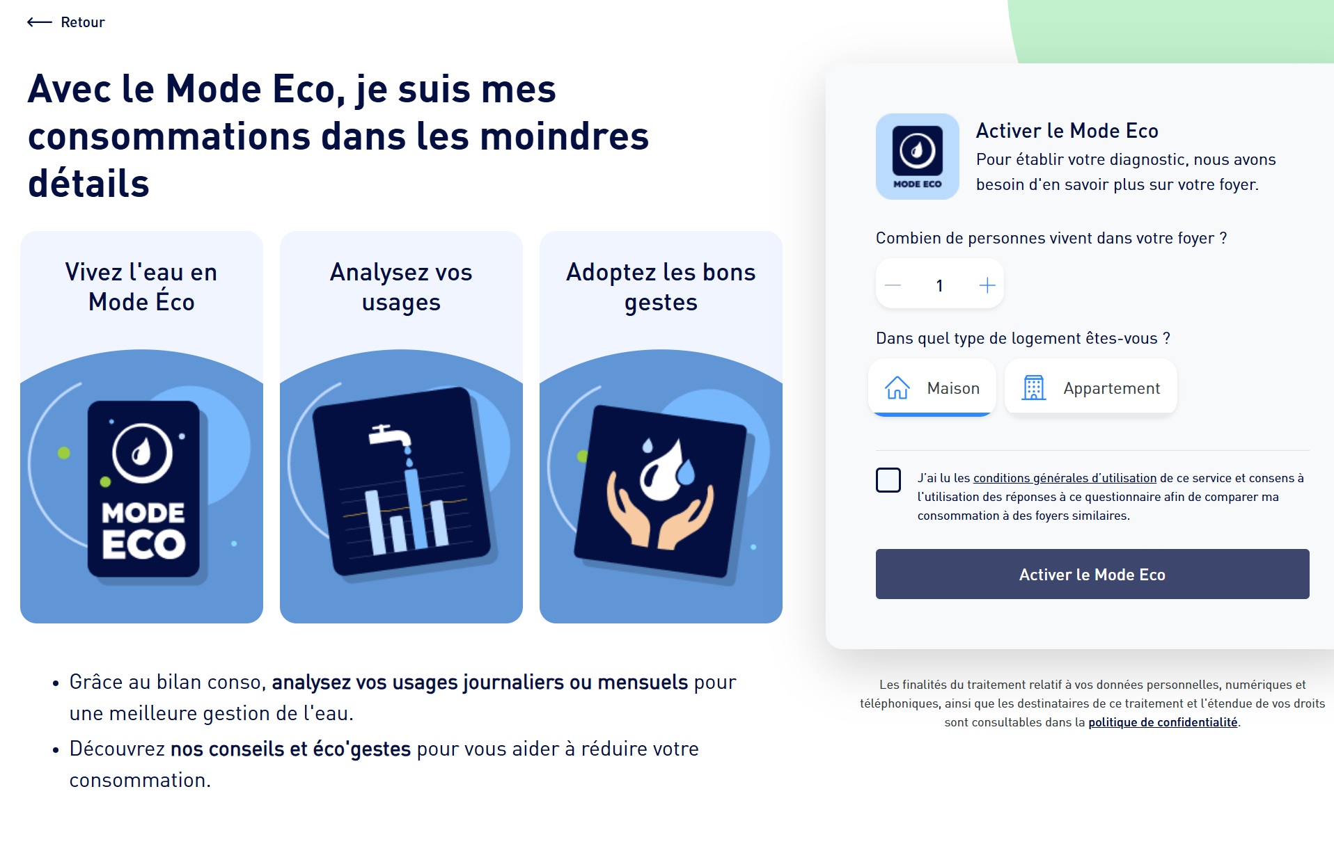 Mieux maîtriser ma consommation d’eau avec le Mode Éco - SUEZ