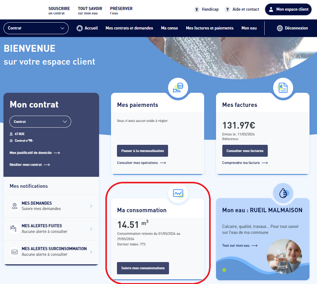 Suivez votre consommation en quelques clics - SUEZ